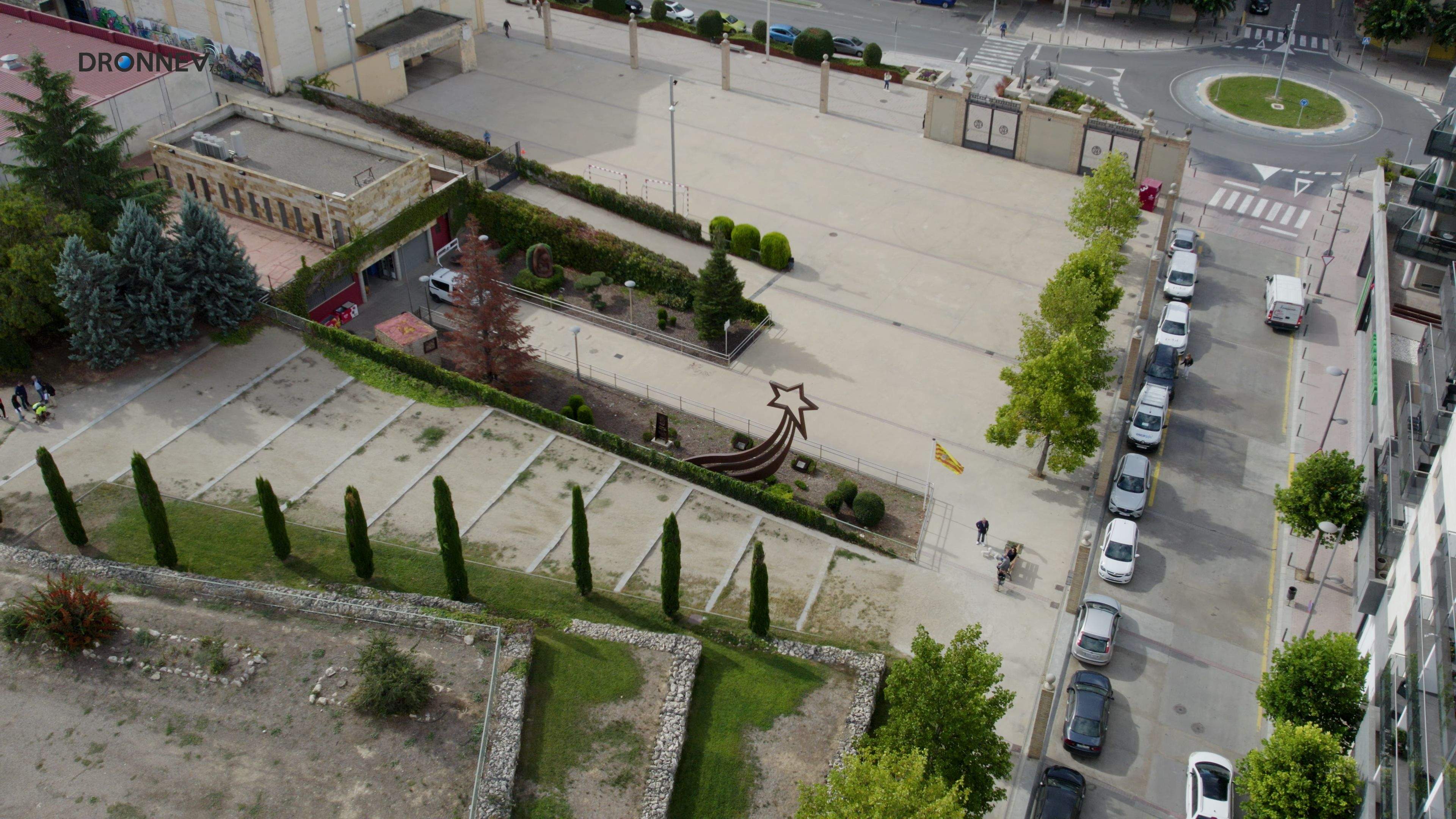 A vista de dron: Monzón, el carácter templario