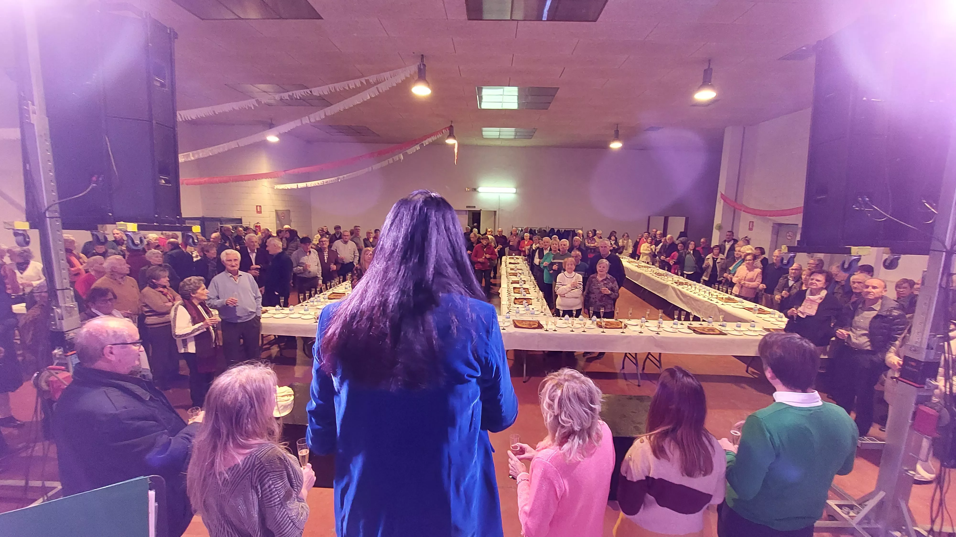 Los participantes en "Sácame a Bailar" en Huesca celebran la Navidad