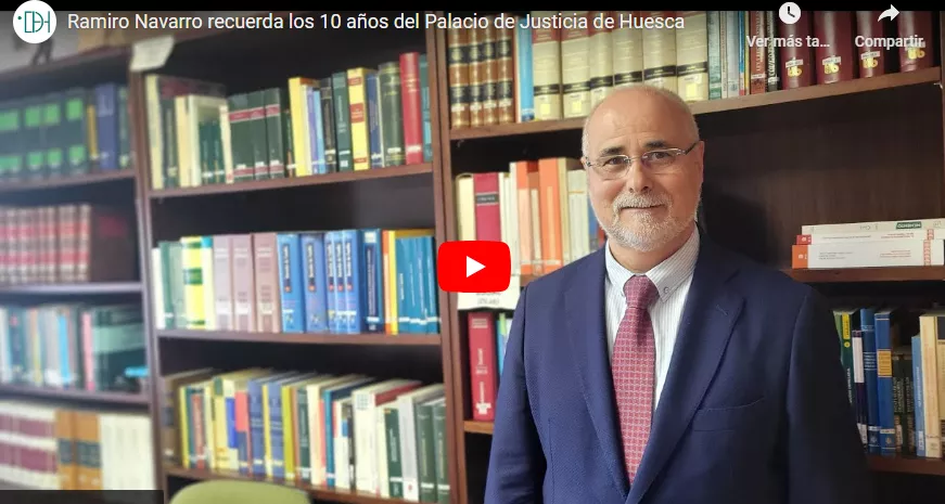 Ramiro Navarro recuerda los 10 años del Palacio de Justicia de Huesca