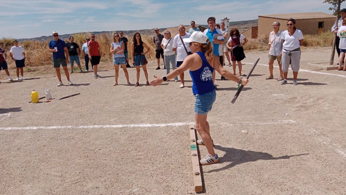 El tiro de barra, plato fuerte en los juegos tradicionales de Castejón ...