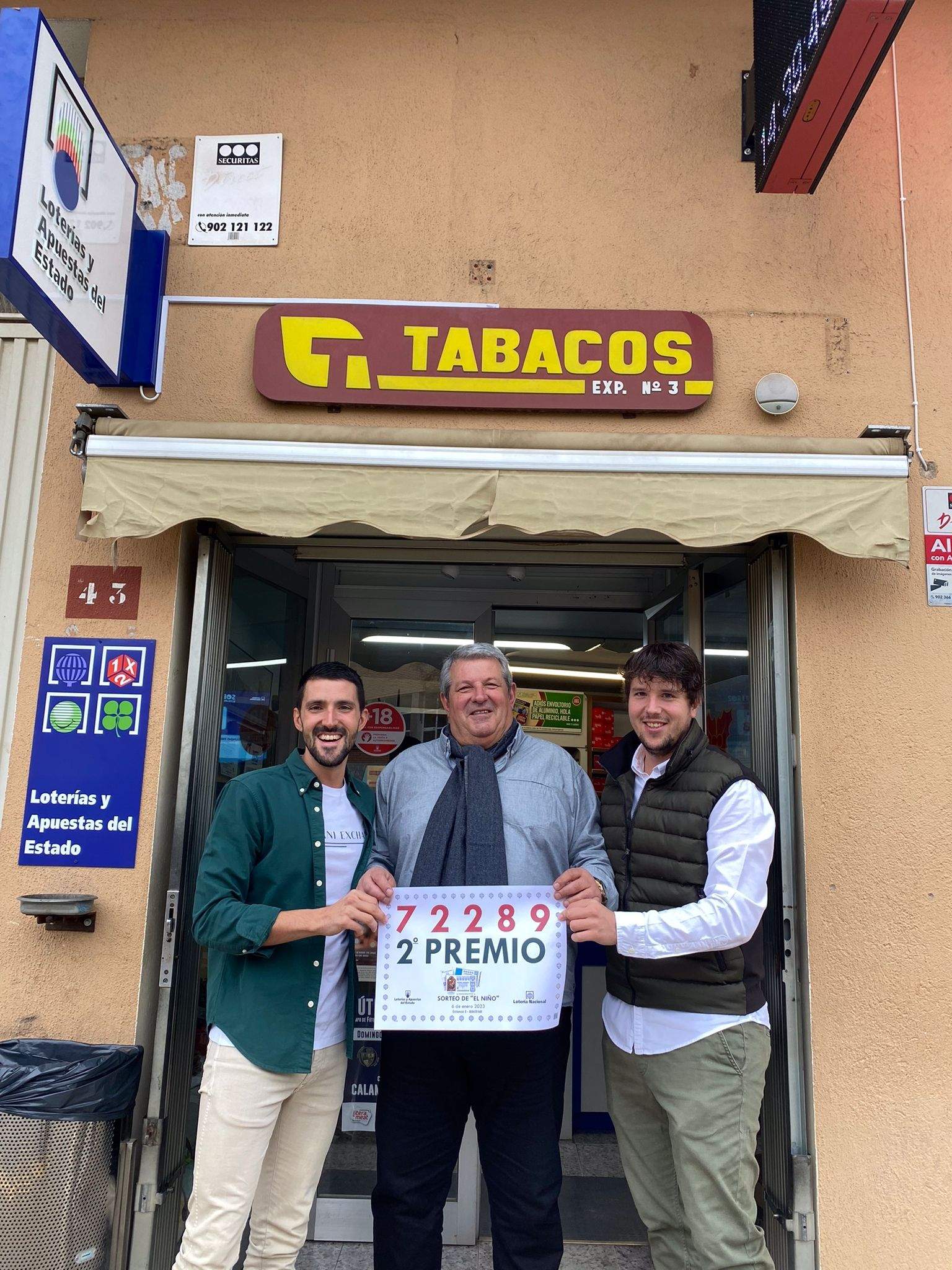 El segundo premio de EL NIño cae en Jaca y Binéfar