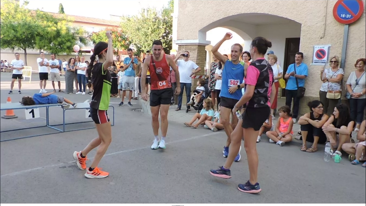 David Ezquerra y Verónica Escartín vencen en la solidaria “carrera de ...