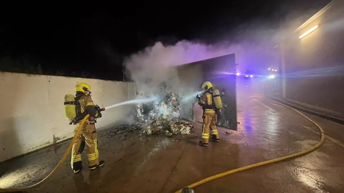 Un supermercado de Binéfar evacuado por el abundante humo procedente ...