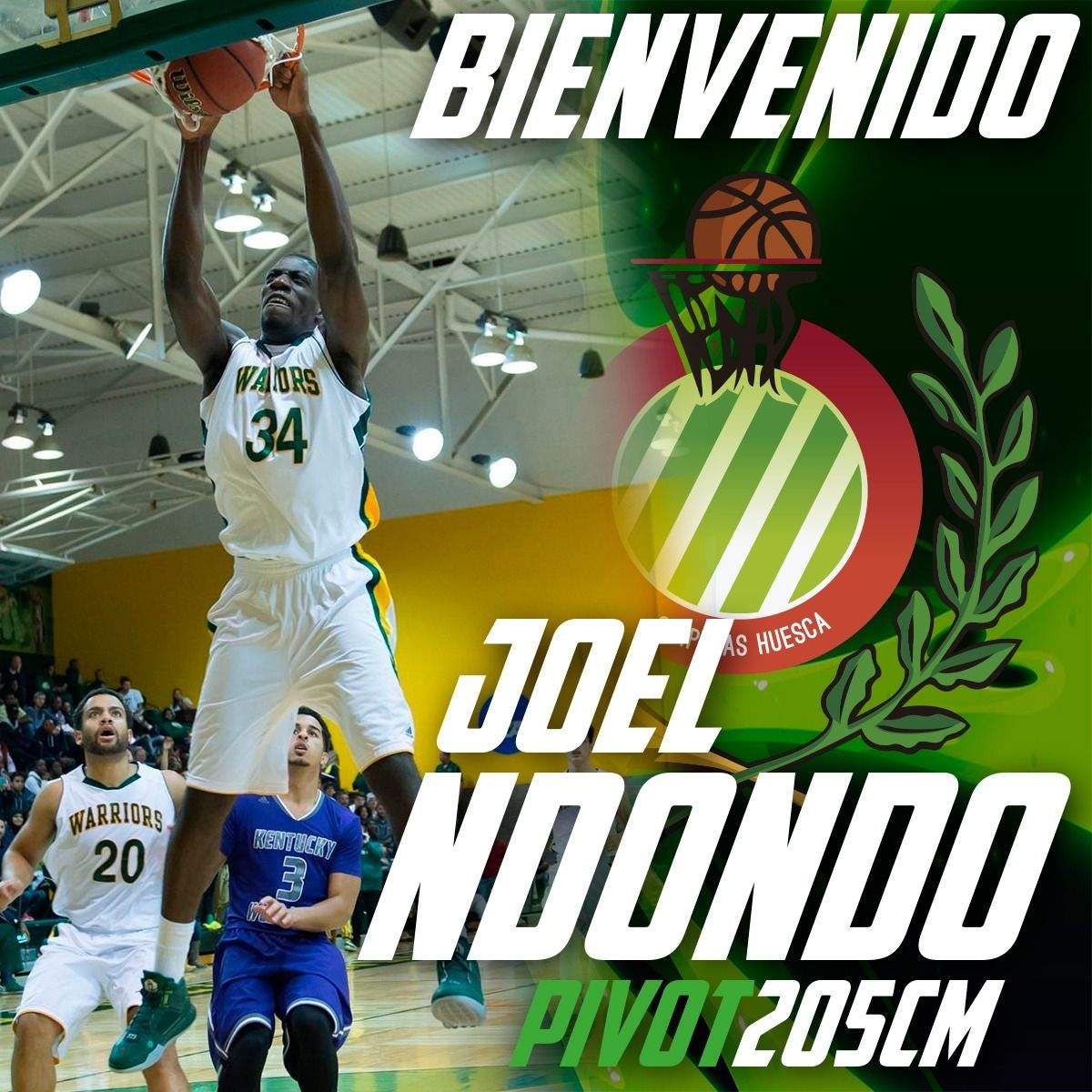 Joel Ndondo, nuevo pívot para el Lobe Huesca La Magia