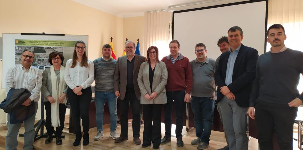 Se prevé iniciar este año las obras de mejora del firme de la A-1210 entre Almudévar y Tardienta.