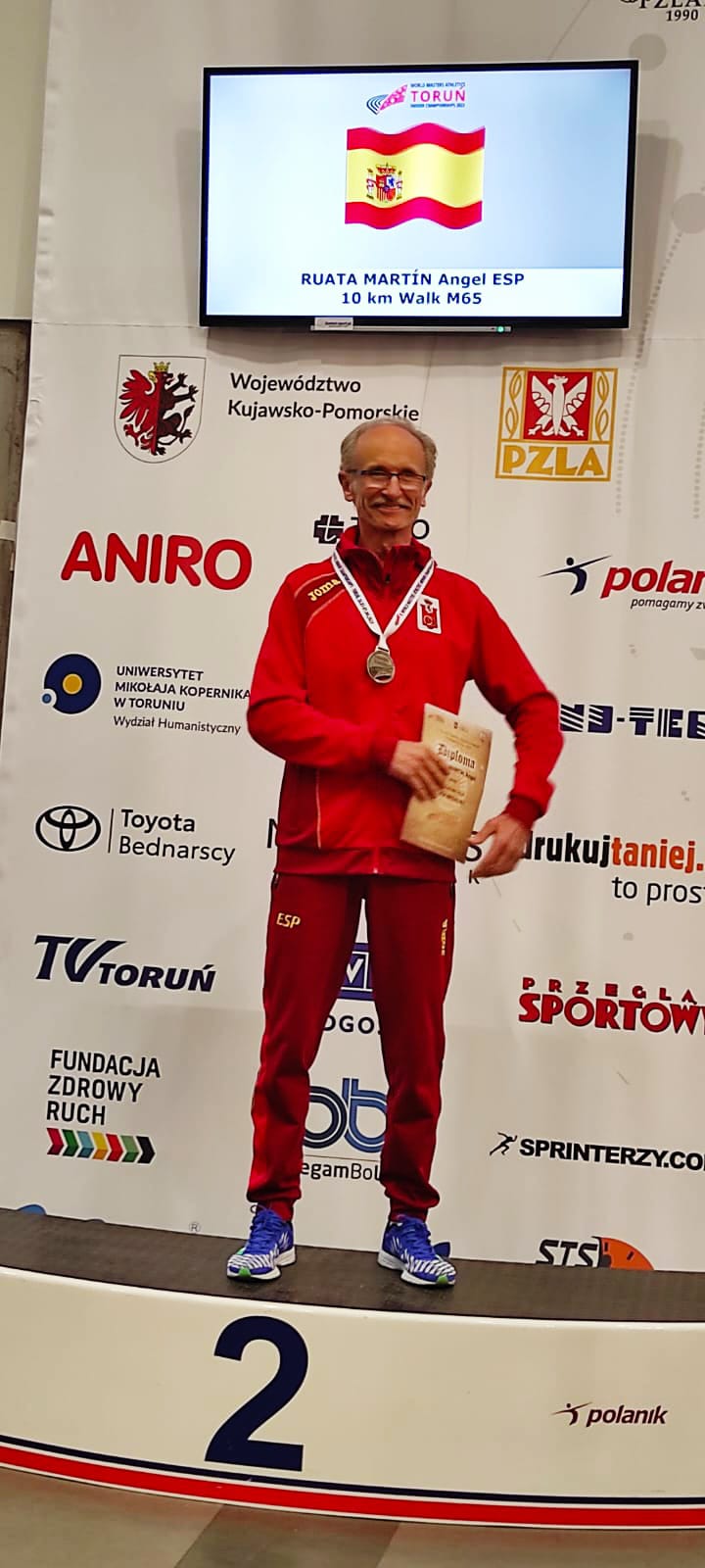 Ángel Ruata (Zoiti), plata en los 10.000 metros de marcha del Mundial ...