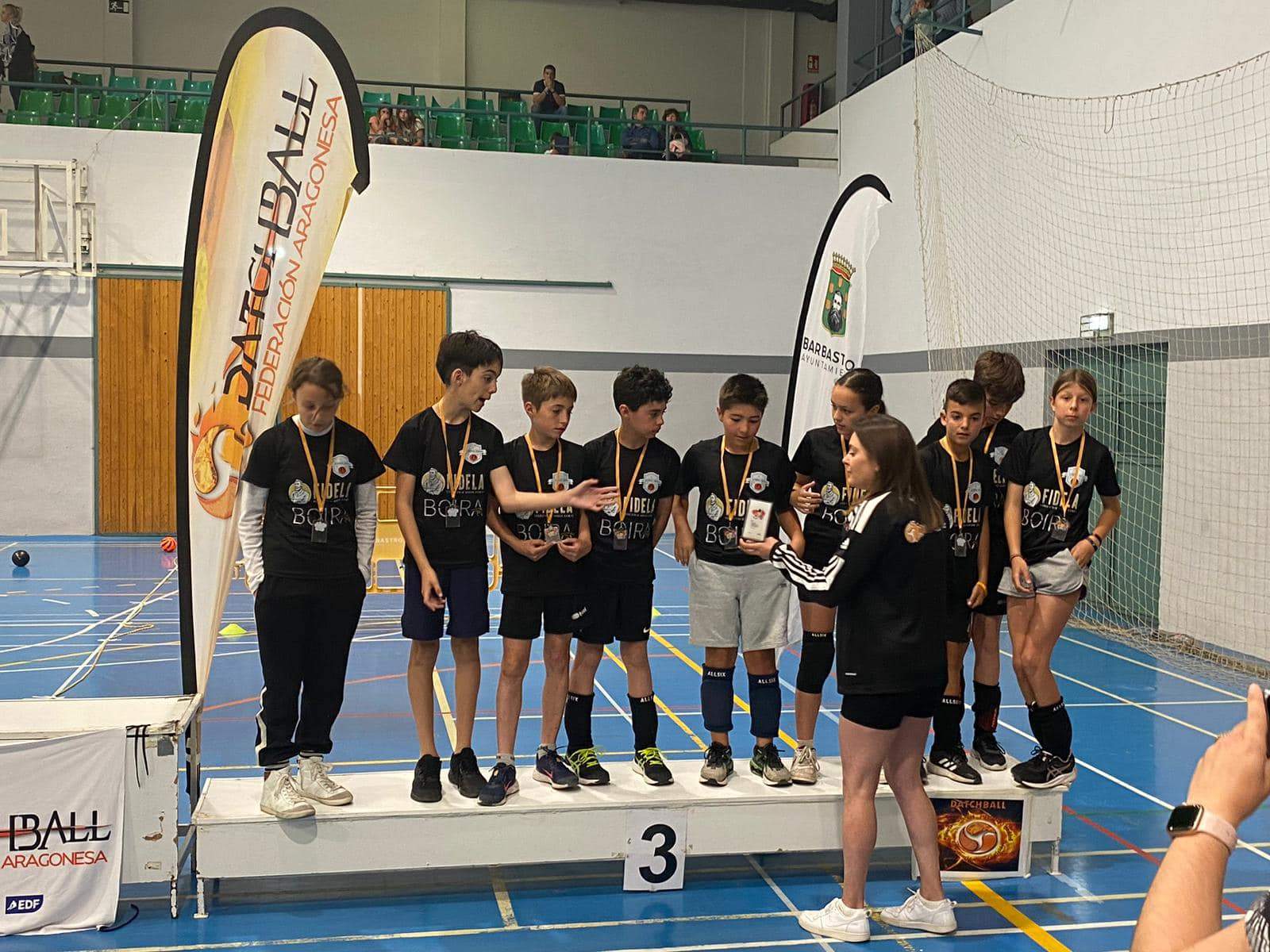 Broche de oro en Barbastro a los Juegos Escolares de Datchball en la provincia de Huesca
