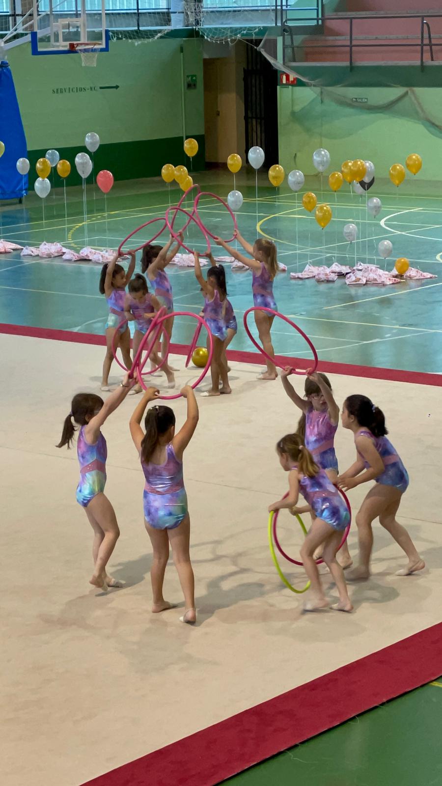 Más de un centenar de gimnastas en el Festival fin de curso del Jacetano GRD