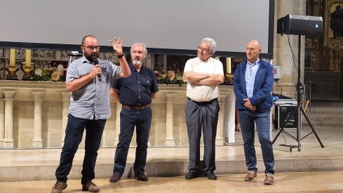 Imágenes de la presentación de Lux Sacra, de Eduardo de la Cruz